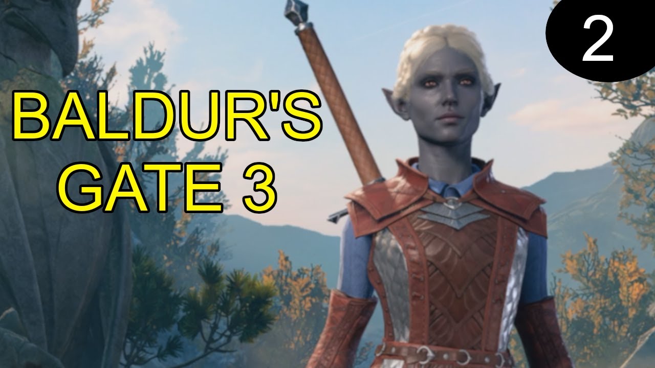 Baldur's Gate 3 - Assembling the party (Drow Fighter) Episode 2 - YouTube