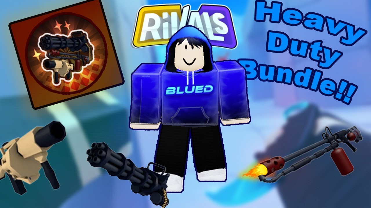 I got the HEAVY DUTY BUNDLE in Roblox RIvals!! - YouTube