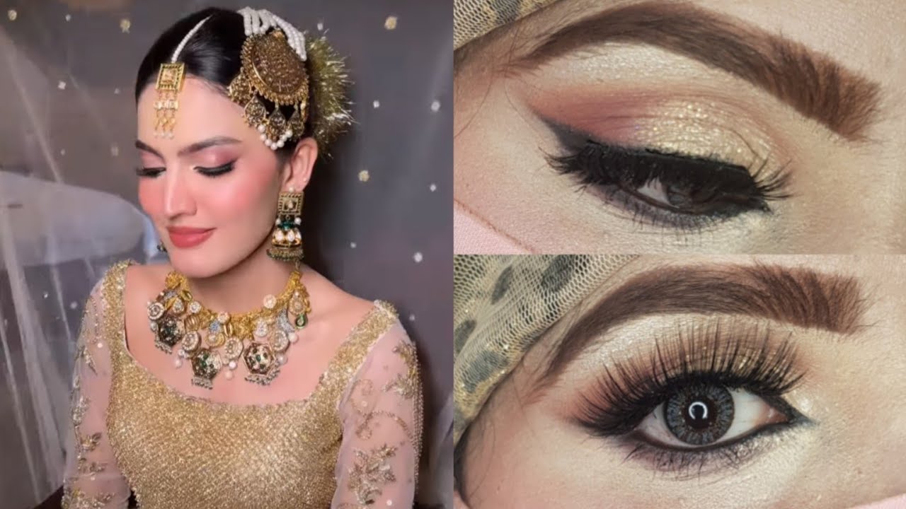 Iqra kanwal Inspired Nikkah Makeup Tutorial |IQRA & Areeb Nikkah|# ...