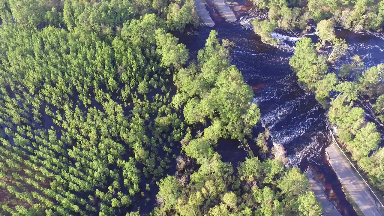 US Hwy 421 Corridor Flooding After Hurricane Florence - YouTube
