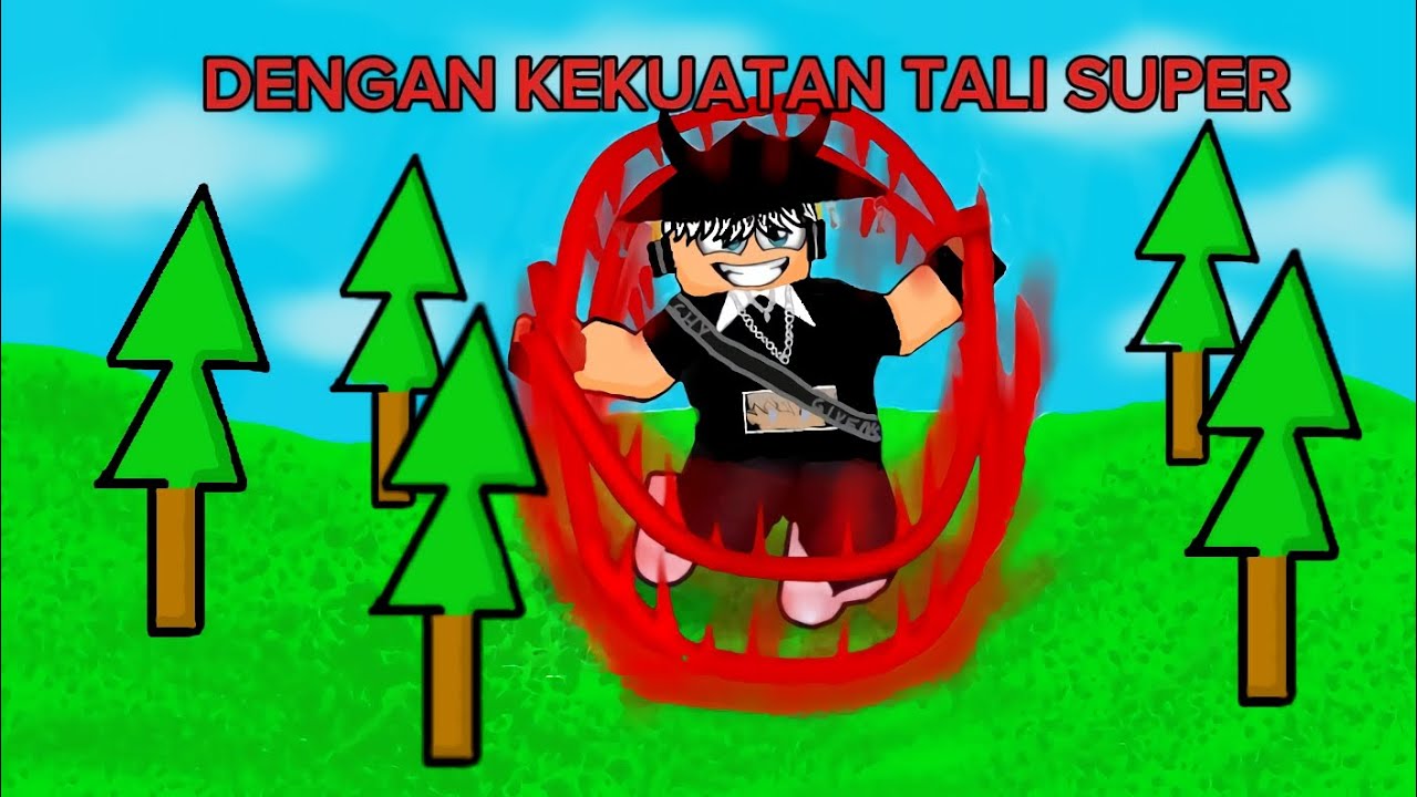 aku main lompat tali dengan TALI SUPER || Roblox Indonesia || Jump Rope ...