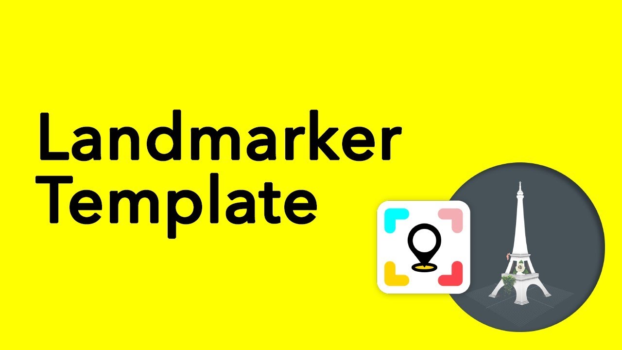 How to Use Landmarker Template in Lens Studio - YouTube