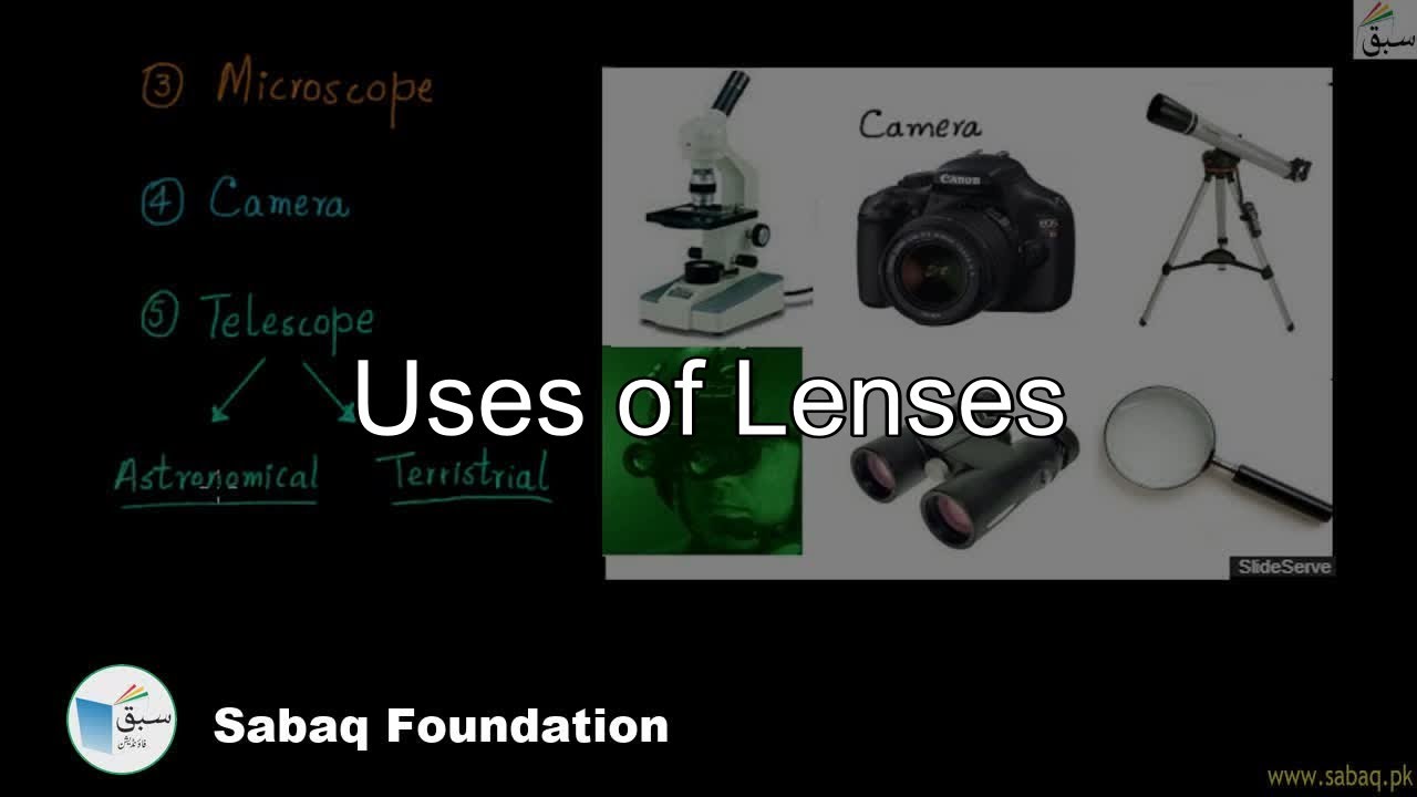 Uses of Lenses, General Science Lecture | Sabaq.pk - YouTube
