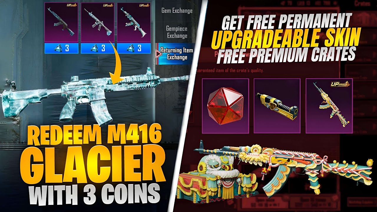 Confirm Premium Crate Upgrade Gun Skin Amazing Rebate Event M16 Glacier ...