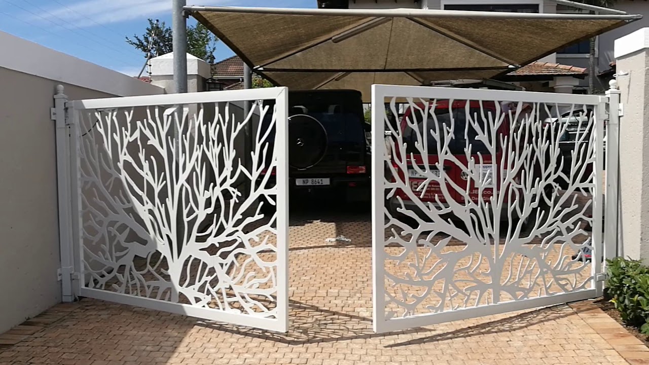 Linear Motor Swing Gate Automation - YouTube