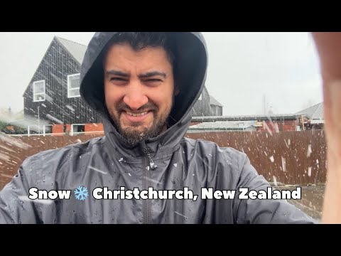 Christchurch Snowfall 2026 | Family Enjoys a Magical Snow Day in New Zealand ❄️
