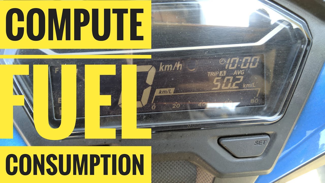 6 Steps on How To Compute Motorcycle Fuel Consumption - YouTube