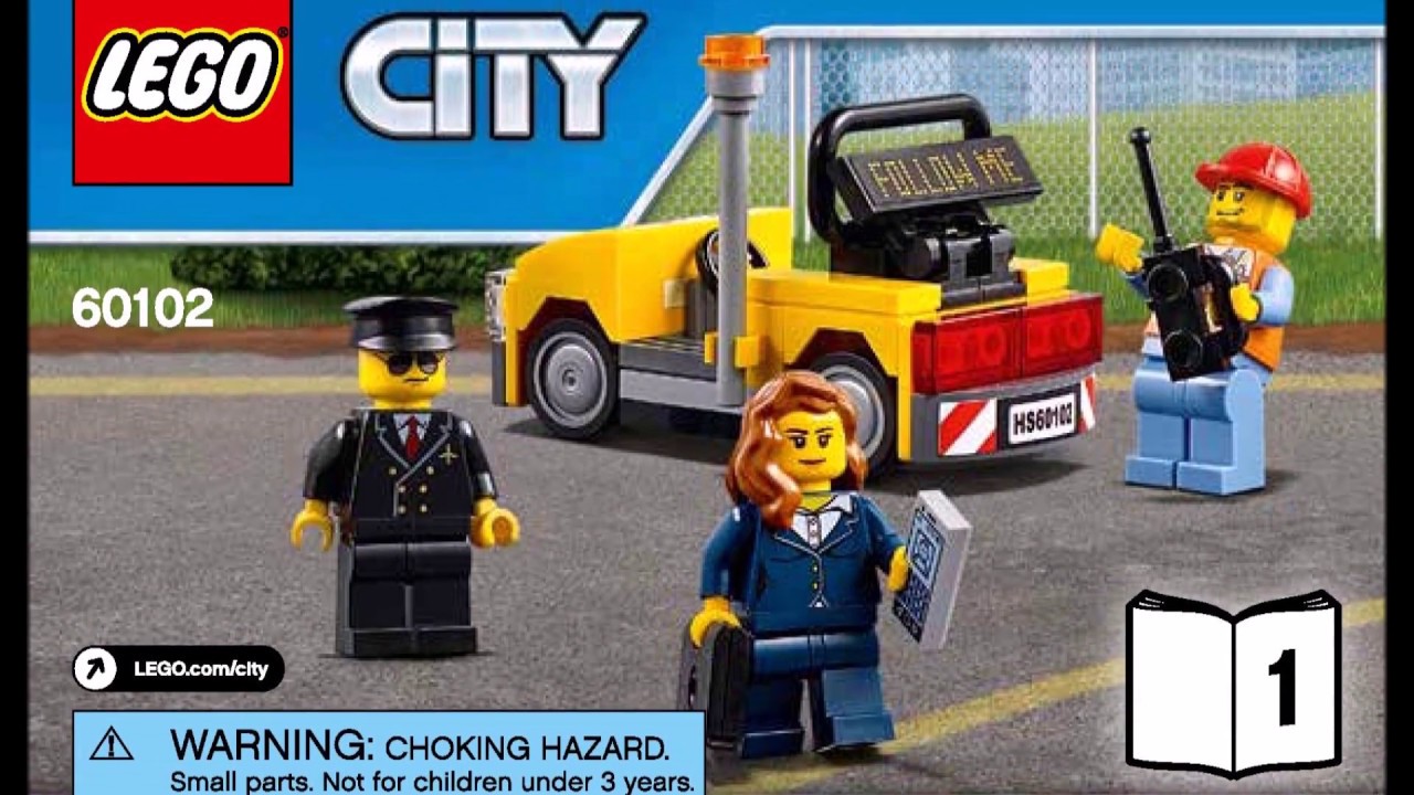 LEGO City 60102 Airport VIP Service Instructions DIY Book 1 Minifigures ...