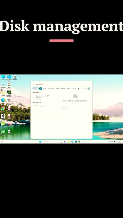 How to check disk format of your laptop in Windows 11 GPT or MBR #shorts #Aniket studio birdha ...