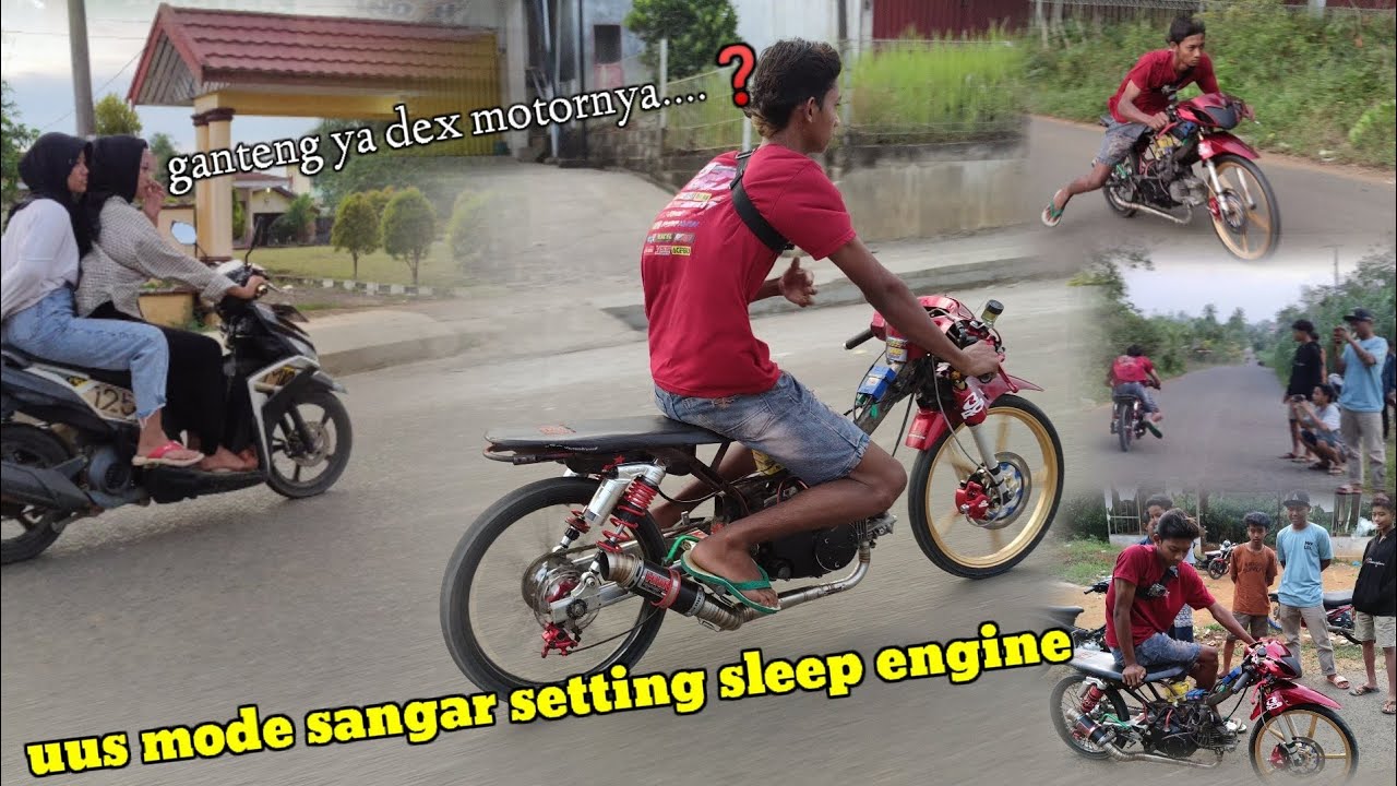 nyore setting sleep engine Supra 200cc makin sangarr🤤 - YouTube