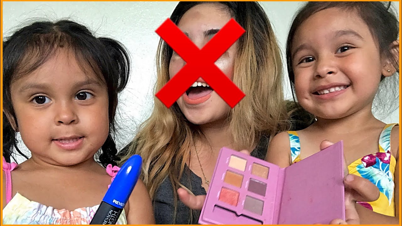 MY DAUGHTERS DO MY MAKEUP PART 2!! | ALLISON BERNAL - YouTube