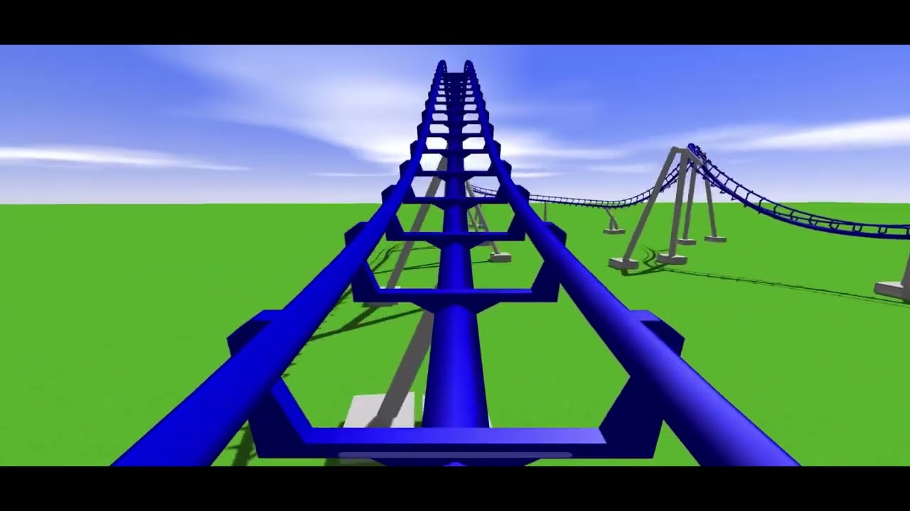 Ultimate coaster 2 - corkscrew at cedar point - recreation. - YouTube