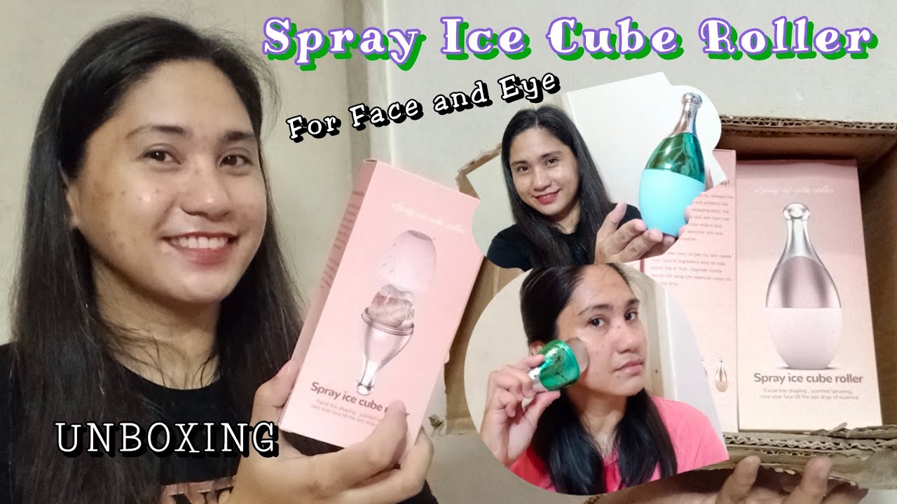 Spray Ice Cube Roller Unboxing I Euanne Hyuna - YouTube