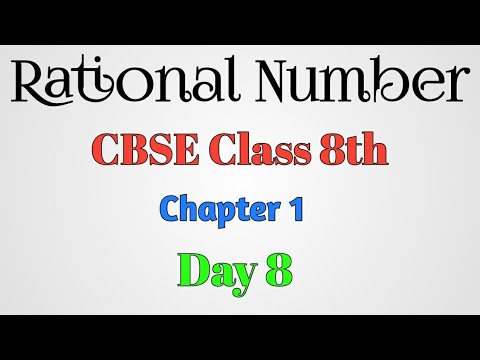 Rational Number, Class 8, Word problems related to rational numbers ...