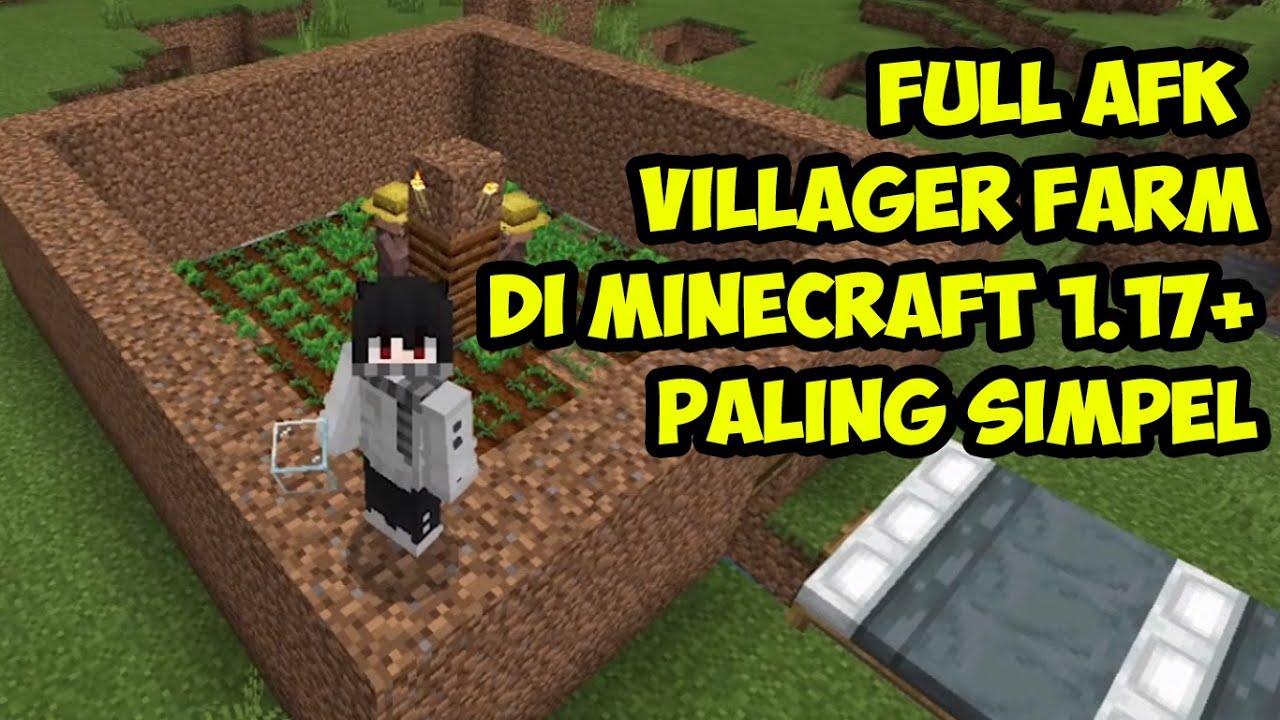 FULL AFK VILLAGER BREEDING FARM MINECRAFT BEDROCK/JAVA/MCPE 1.17 ...