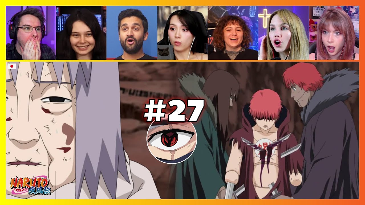 Naruto Shippuden Episode 27 | Sasori's Death | Reaction Mashup ナルト 疾風伝 - YouTube
