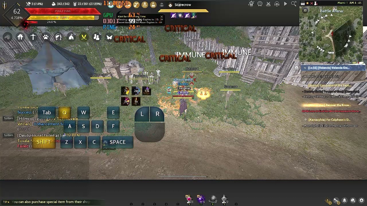 #BDO Guardian Awakening Combo by Cherlettia - YouTube