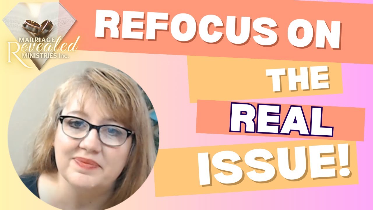 Refocus on the REAL Issue-Standing for Marriage Restoration - YouTube