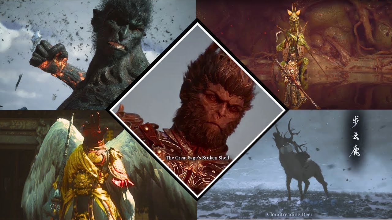 All Chapter 6 Boss Fights & Locations in Black Myth: Wukong - YouTube