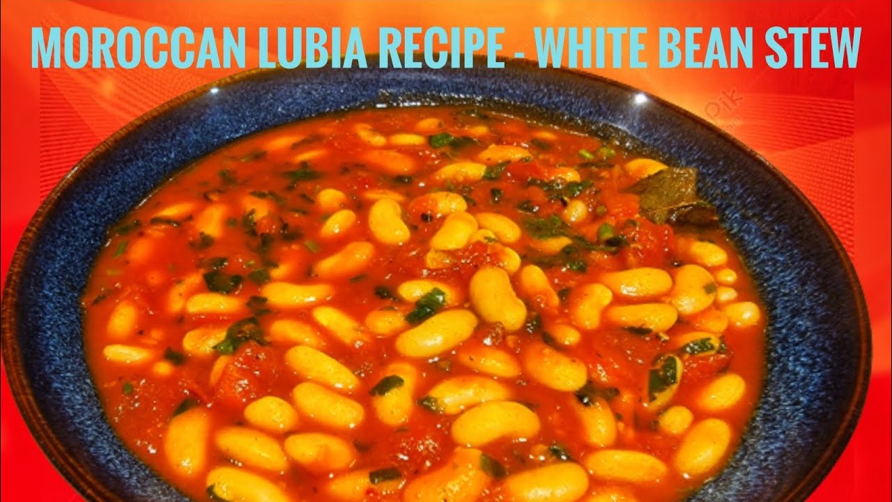 Moroccan White Bean Stew - Loubia Recipe - YouTube
