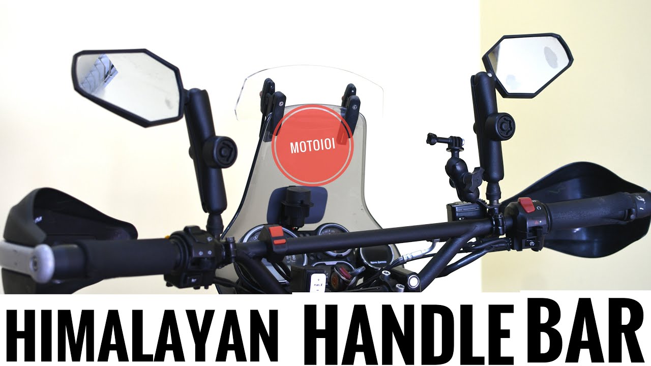 Wider/Taller Handle Bar For Himalayan || Unboxing 🎁|| Installation👨‍🔧 ...