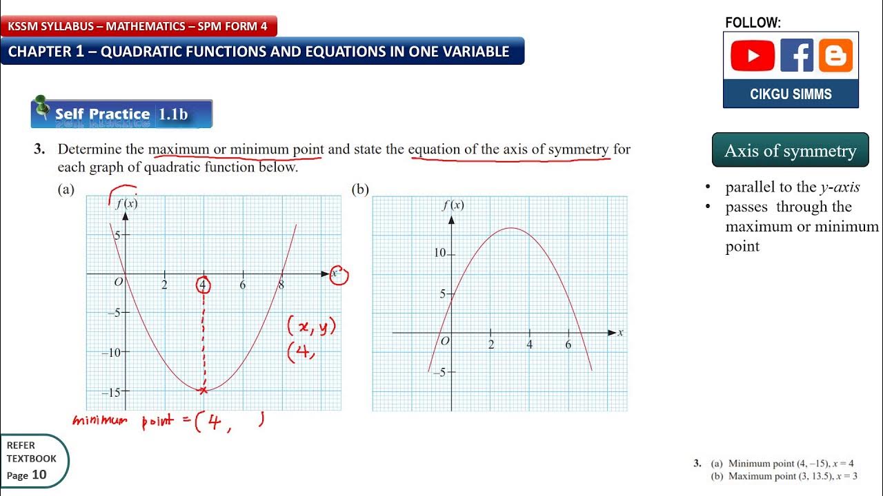 Self Practice 1.1b Answer Discussion | KSSM Form 4 Mathematics ...