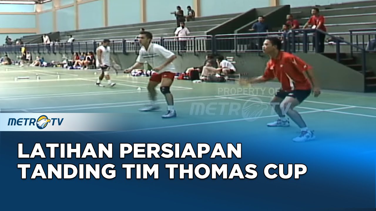 Beginilah Latihan Persiapan Tim Thomas Cup Hadapi Pertandingan Dok ...