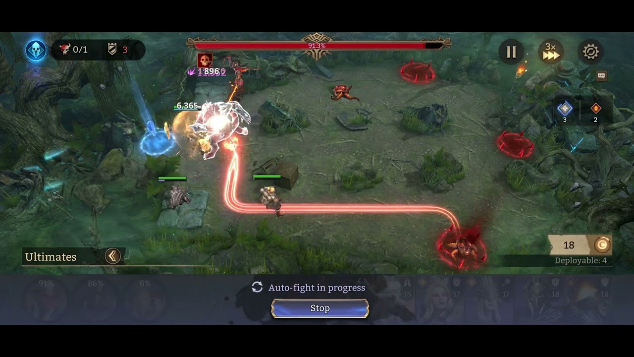Watcher Of Realms Artifact Raid 12 easy strat. Use Cuke + 6 star Olague ...