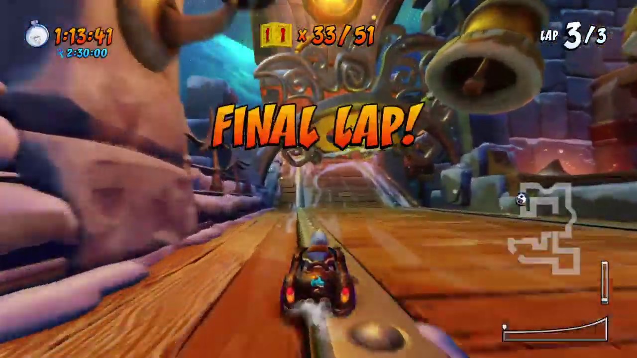 Crash™ Team Racing Nitro-Fueled: Clockwork Wumpa: Gold Relic - YouTube