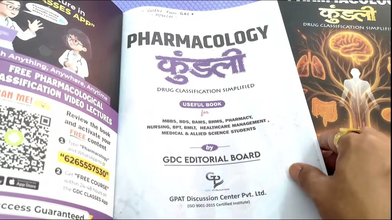 Pharmacology 'Kundli' Book Review | Drug Classification with Flow ...