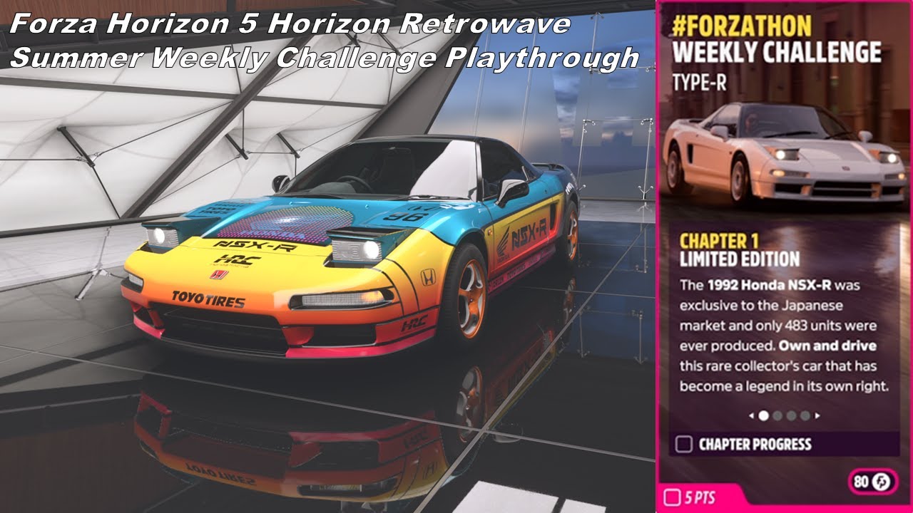 Forza Horizon 5 Horizon Retrowave – Summer Weekly Challenge Type-R ...