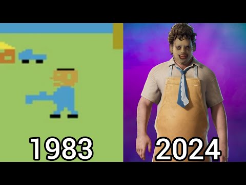 Evolution of Leatherface in Games (1983–2024)