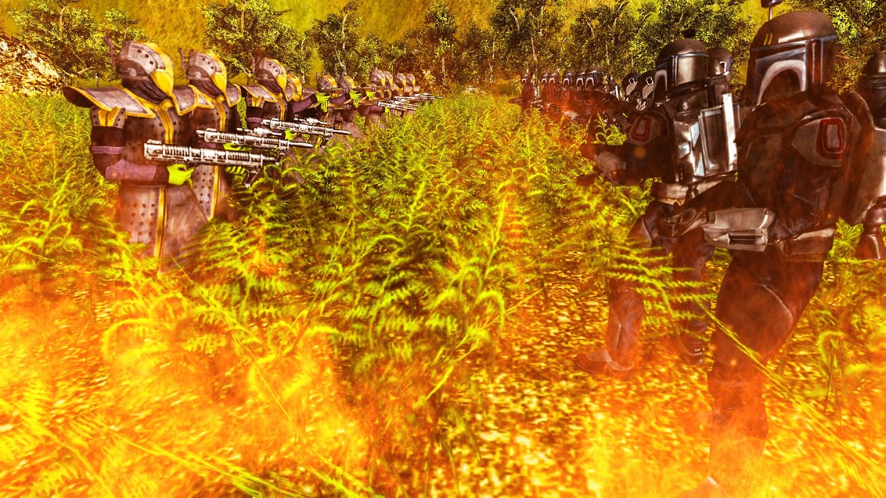 MANDALORIANS vs BLACK SUN | Men of War Assault Squad 2 (Galaxy At War Mod) - YouTube