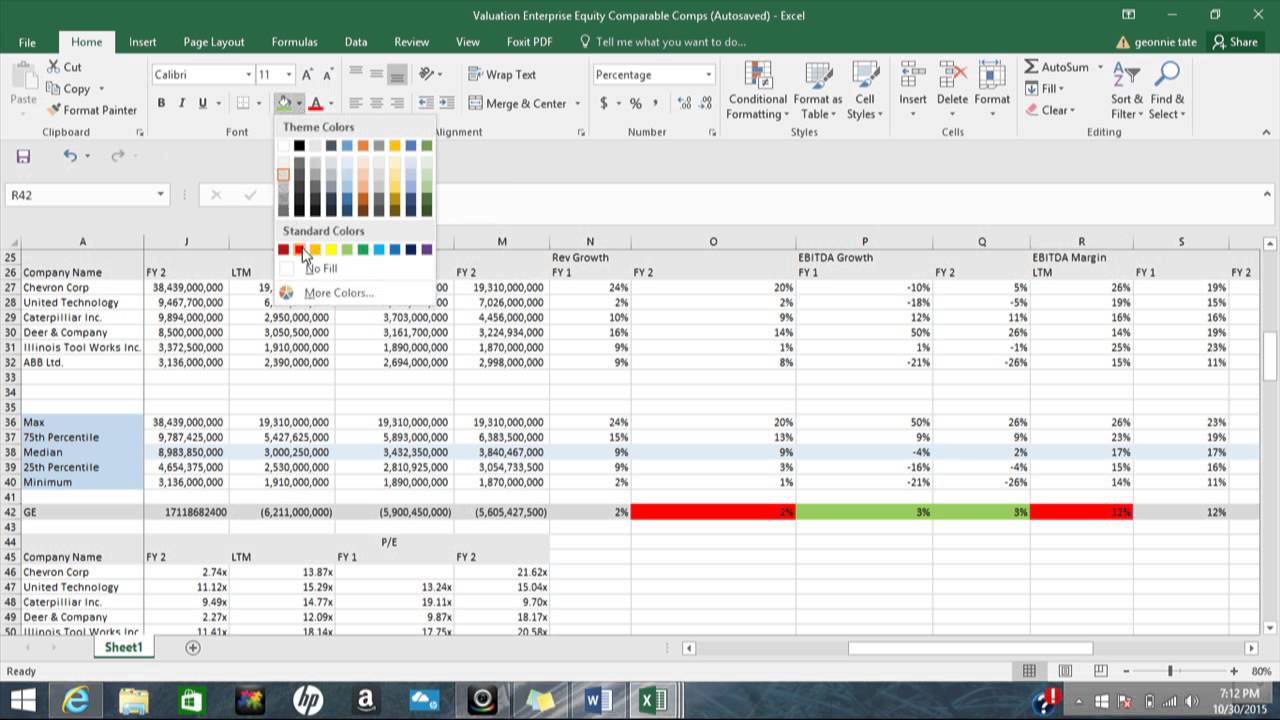 Valuation Comparable Companies and Precedent Transactions - YouTube