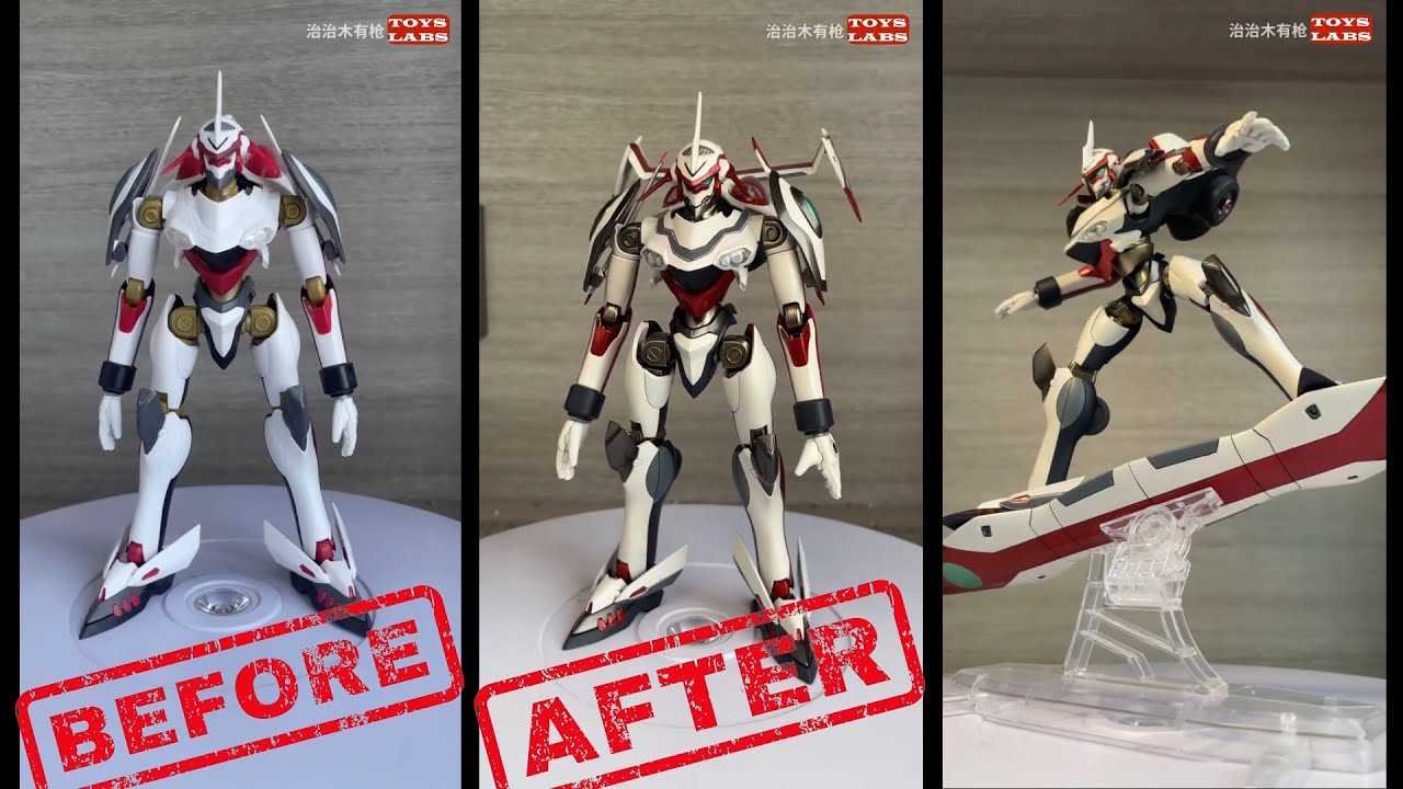 Make it more dynamic - MODEROID Eureka Seven Nirvash type ZERO - YouTube