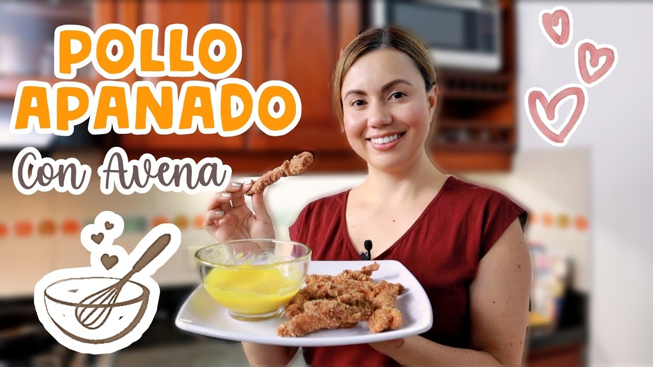 Tiras de POLLO APANADO saludables - tip para el mejor apanado 😋🍗 - YouTube