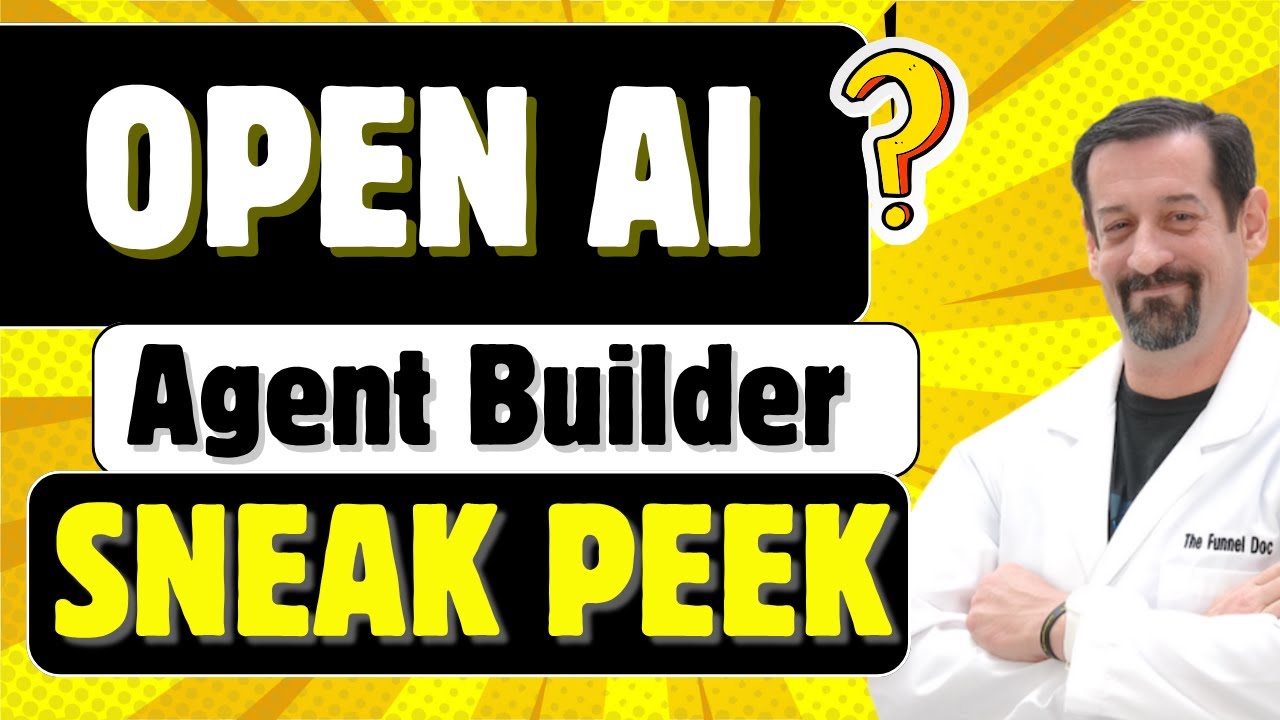 OPEN AI AGENT BUILDER - Sneak Peek - YouTube