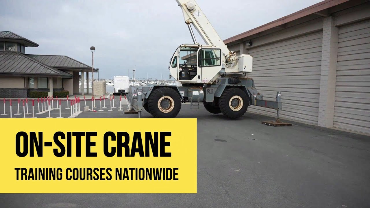 On Site Crane Training Courses Nationwide - YouTube