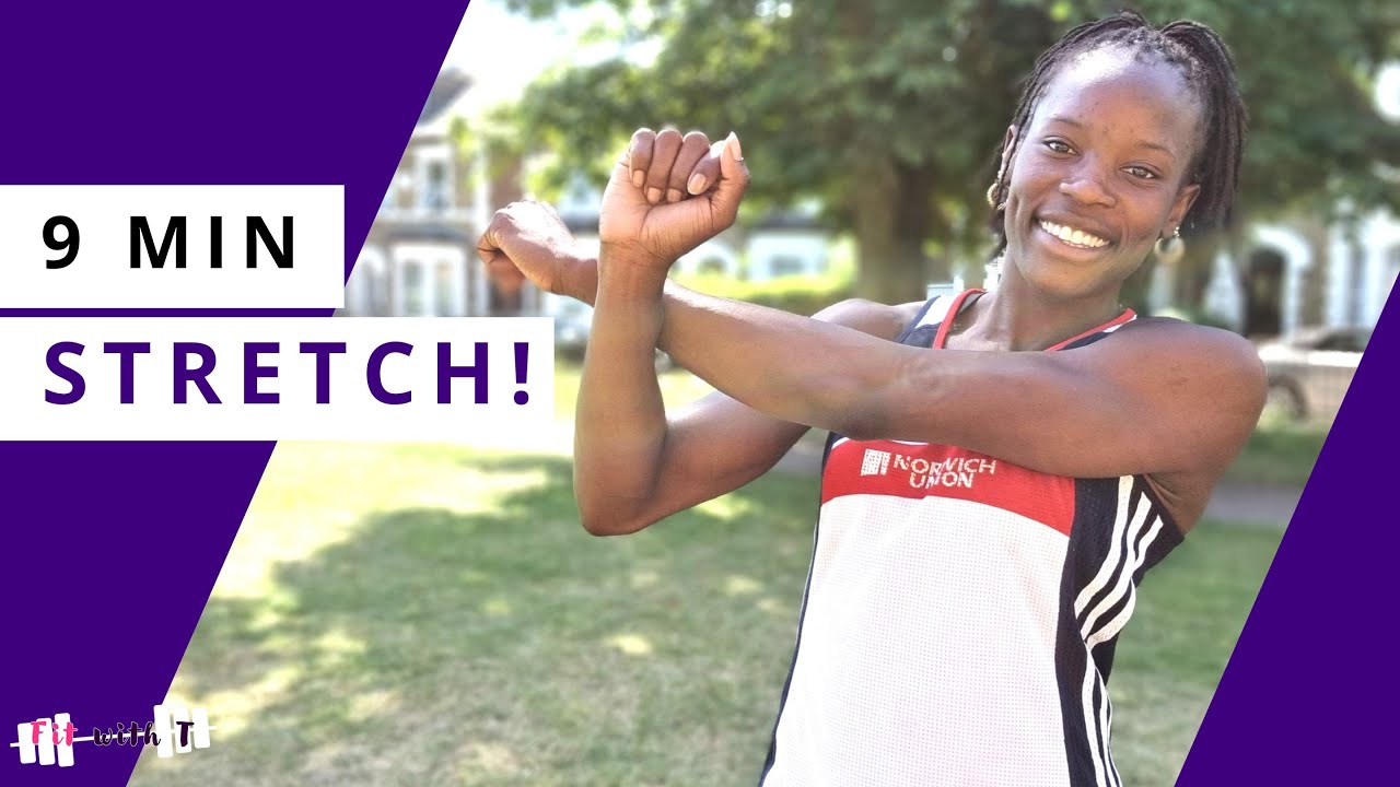 Post Training Full Body Stretch Routine (9 mins) — Follow Along! - YouTube