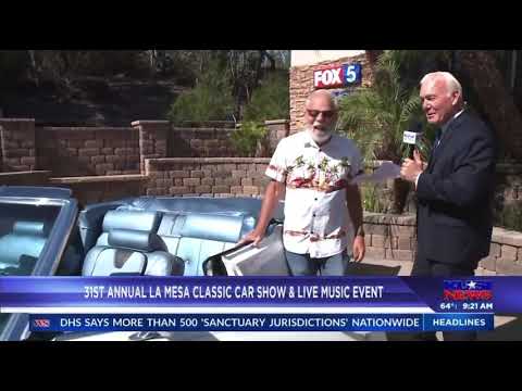 La Mesa Classic Car Show & Live Music Event on KUSI Morning News