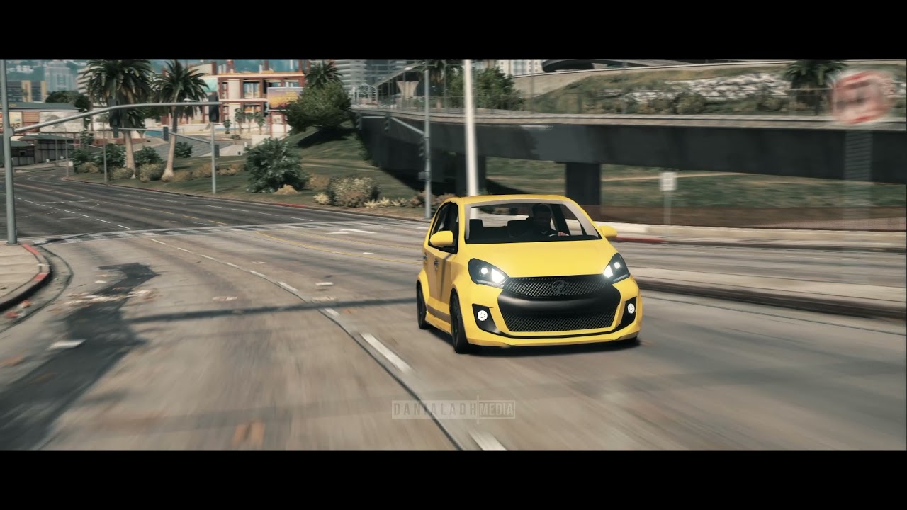 Myvi Kuning - GTA V 5 Mod - YouTube