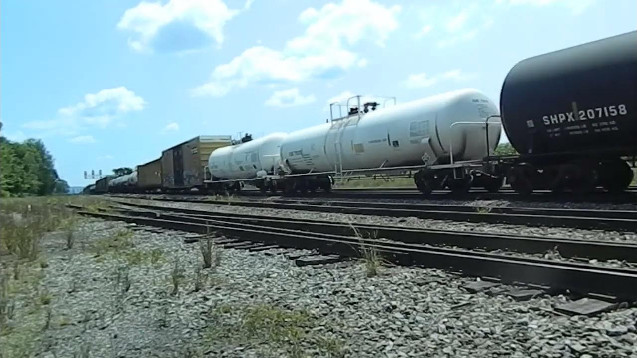 NS 4071 Leads Mixed Freight - 7/24/2023 - YouTube