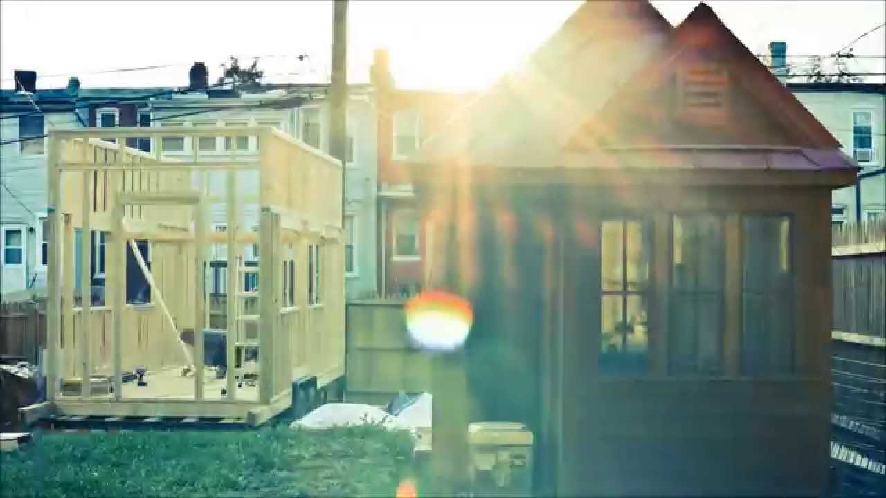 The Matchbox: building the walls, roof, porch, and door - YouTube