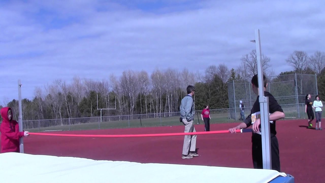 East Middle School High Jump 2015 - YouTube