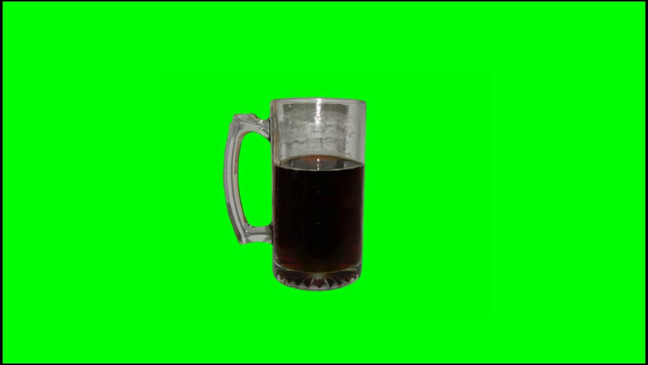 Free Beer Mug Animation Green Screen Masters - YouTube
