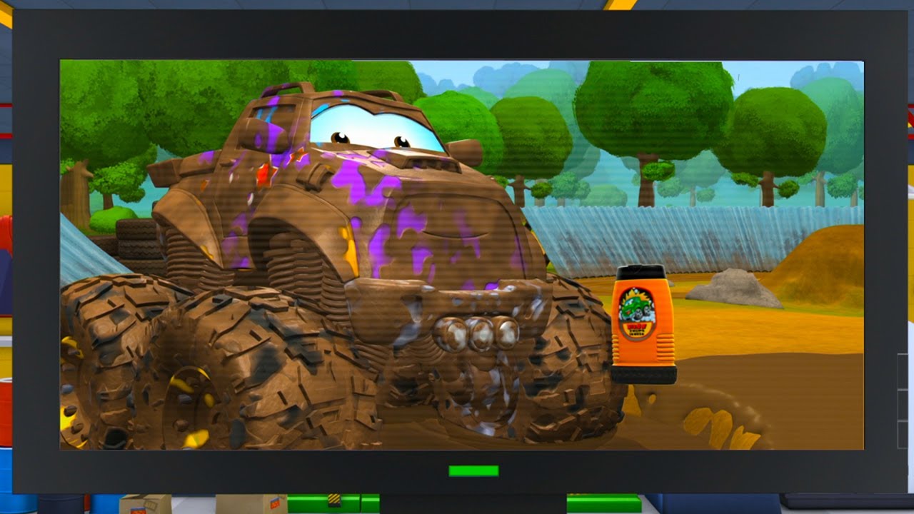Muddy Monster Truck | Car Cartoons for Kids | The Adventures of Chuck ...