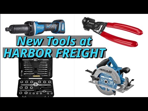 Harbor Freight New Tool Releases Icon Hercules Bauer and More - YouTube