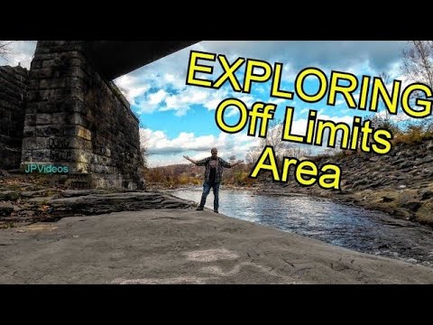 Exploring Off Limits Area (formerly) Plus Rail History - YouTube