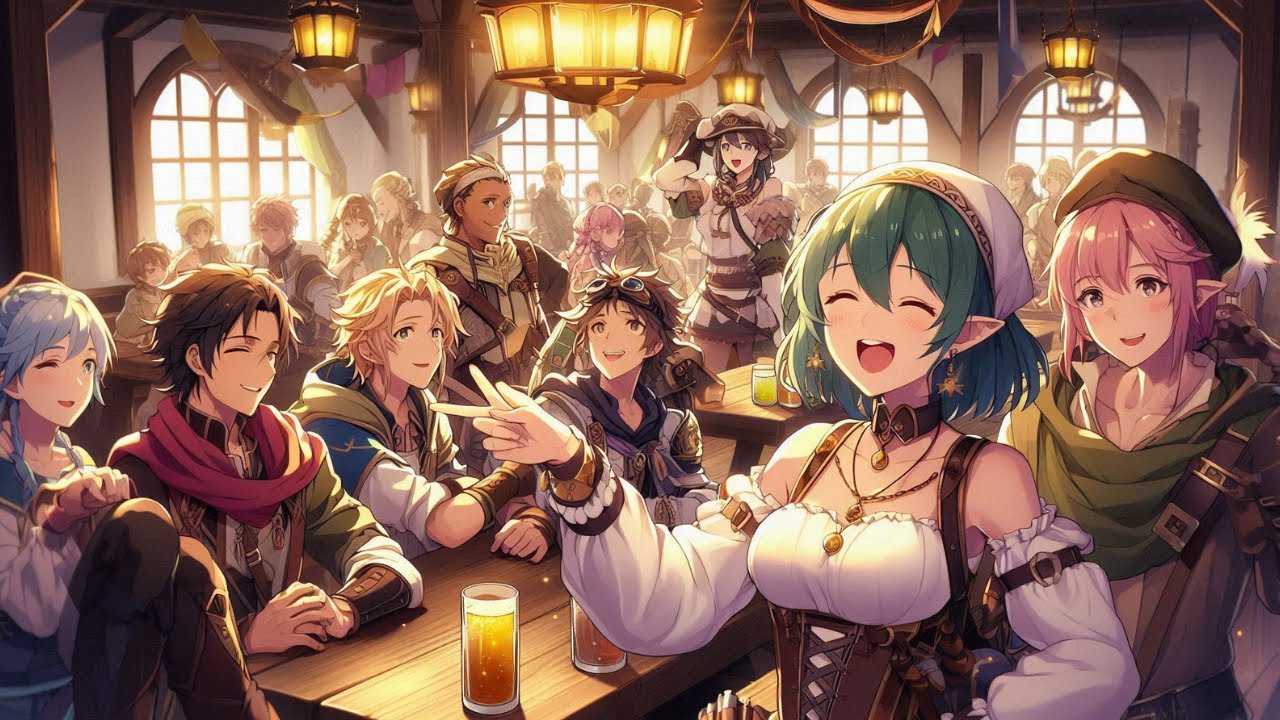 Relaxing Medieval Tavern Ambience Music - Medieval Journey, Tavern ...