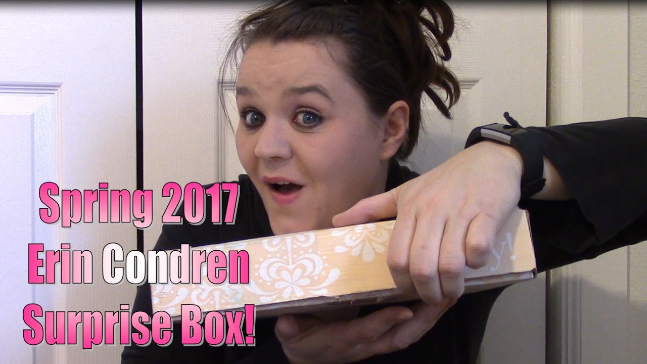 #ECSurpriseBox Erin Condren Spring Surprise Box Unboxing! OMG It's ...